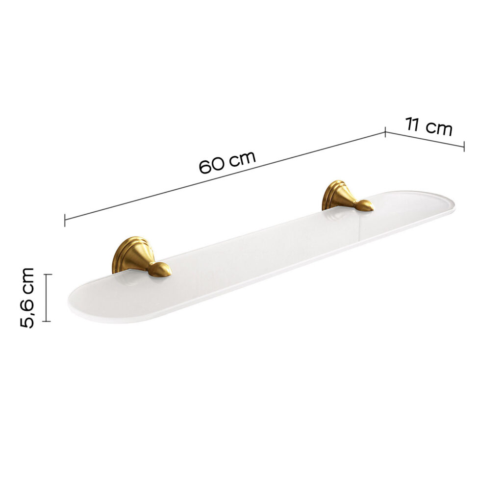 Romance shelf 60 cm bronze – Gedy