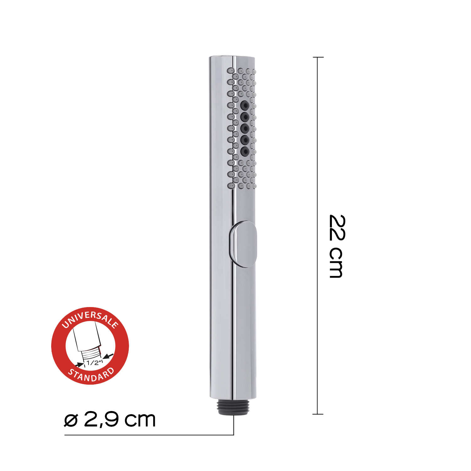 Trendy 04 hand shower 3 jets – Gedy