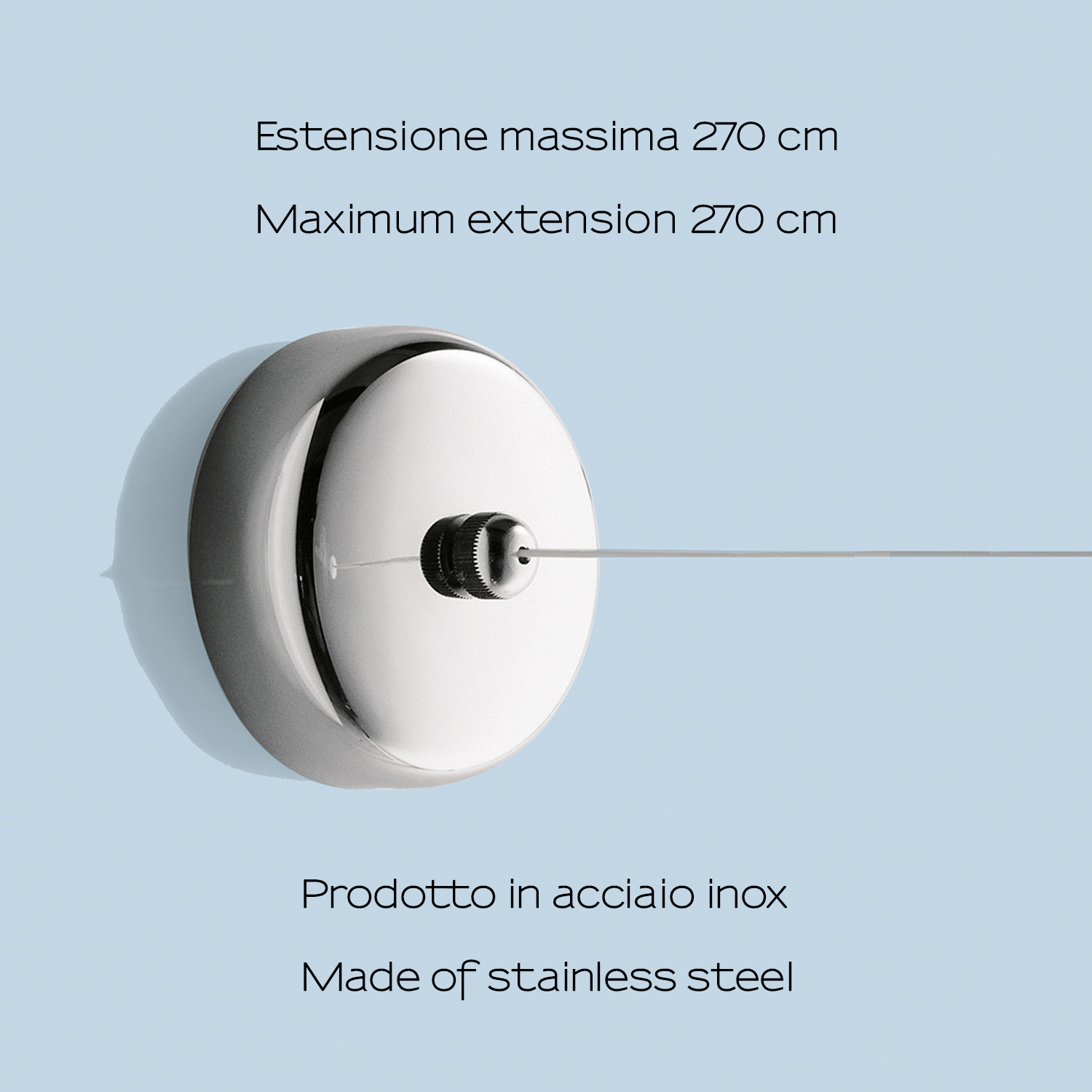 Tullo filo stendibiancheria lucido – Gedy