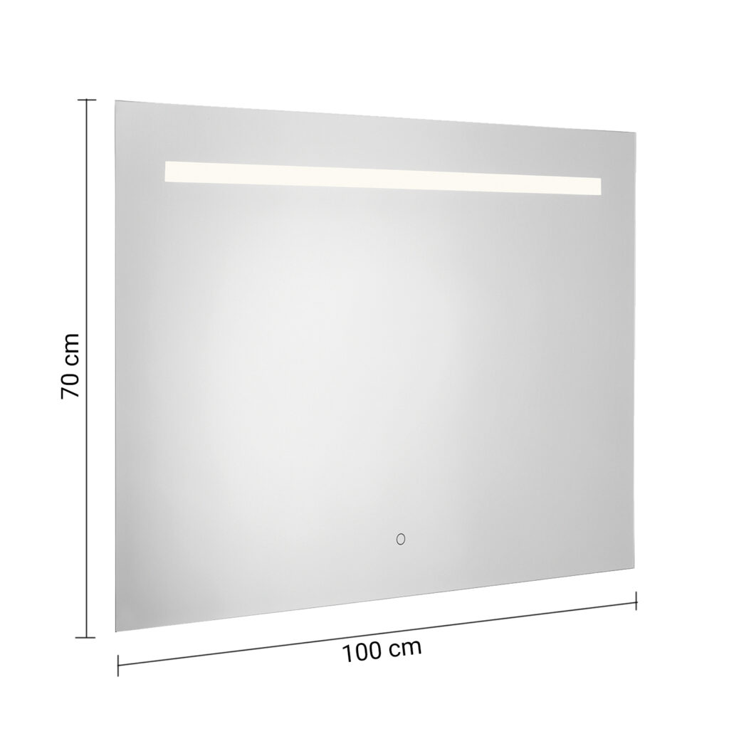 Edgar polished edge mirror 70×100 transparent – Gedy