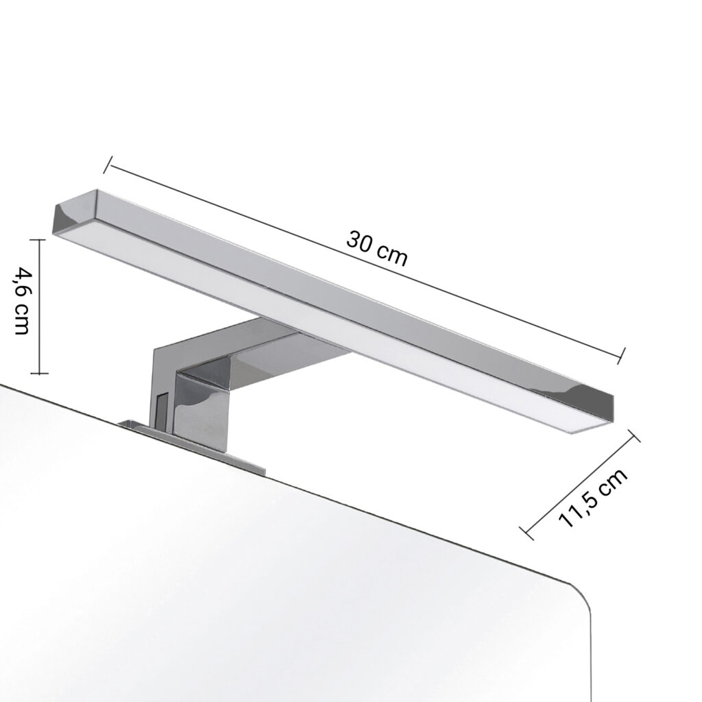 Madeira led light 30 cm chromed – Gedy